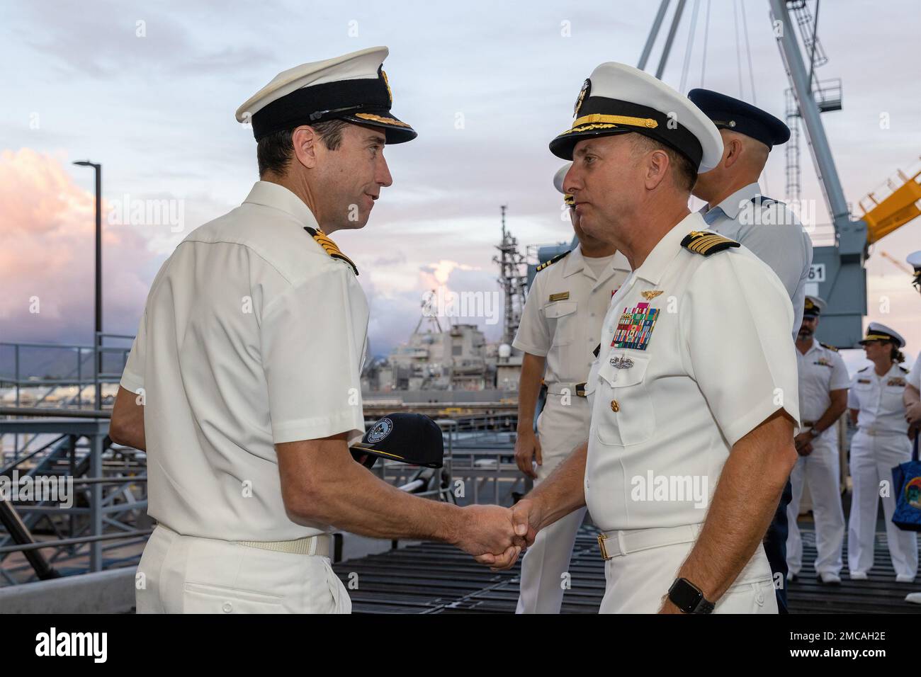 PEARL HARBOR (June 28, 2022) Captain Jace Hutchison, commanding officer ...