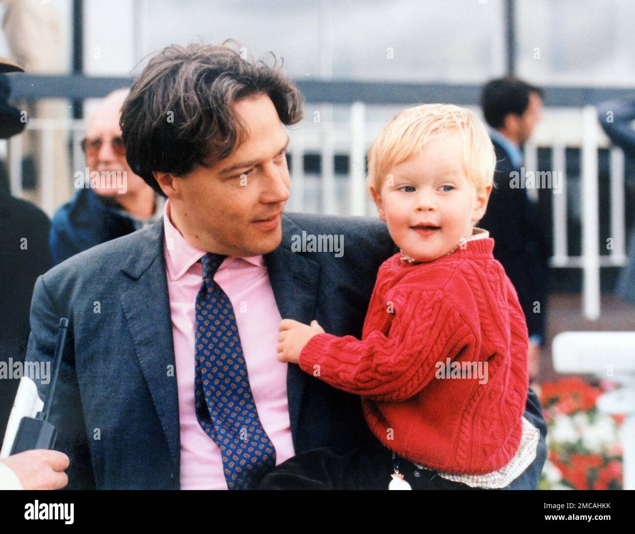 LORD MARCH WITH HIS SON 4 YEAR OLD SON CHARLES LORD SETTRINGTON. PIC ...
