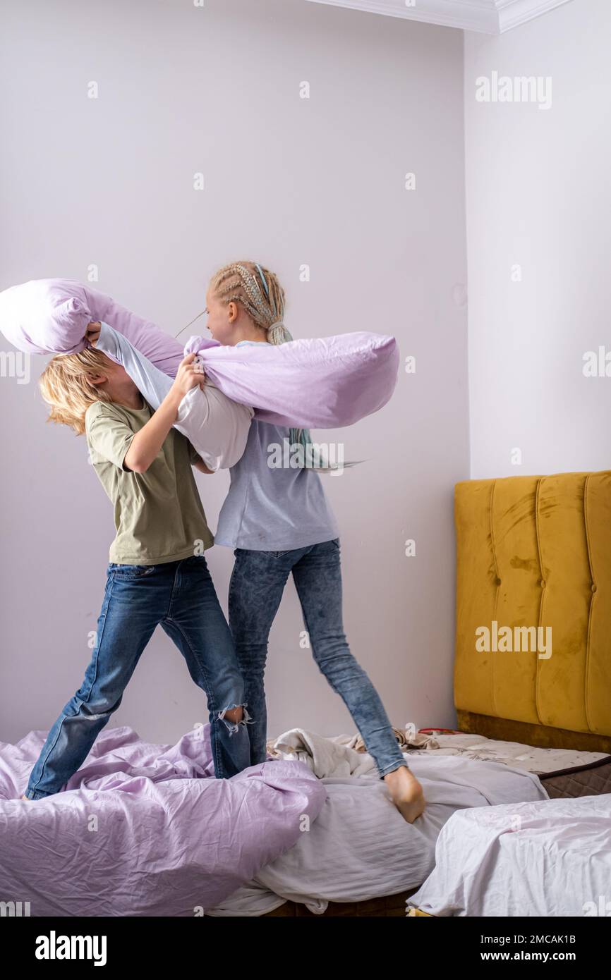 Children Pillow Fight