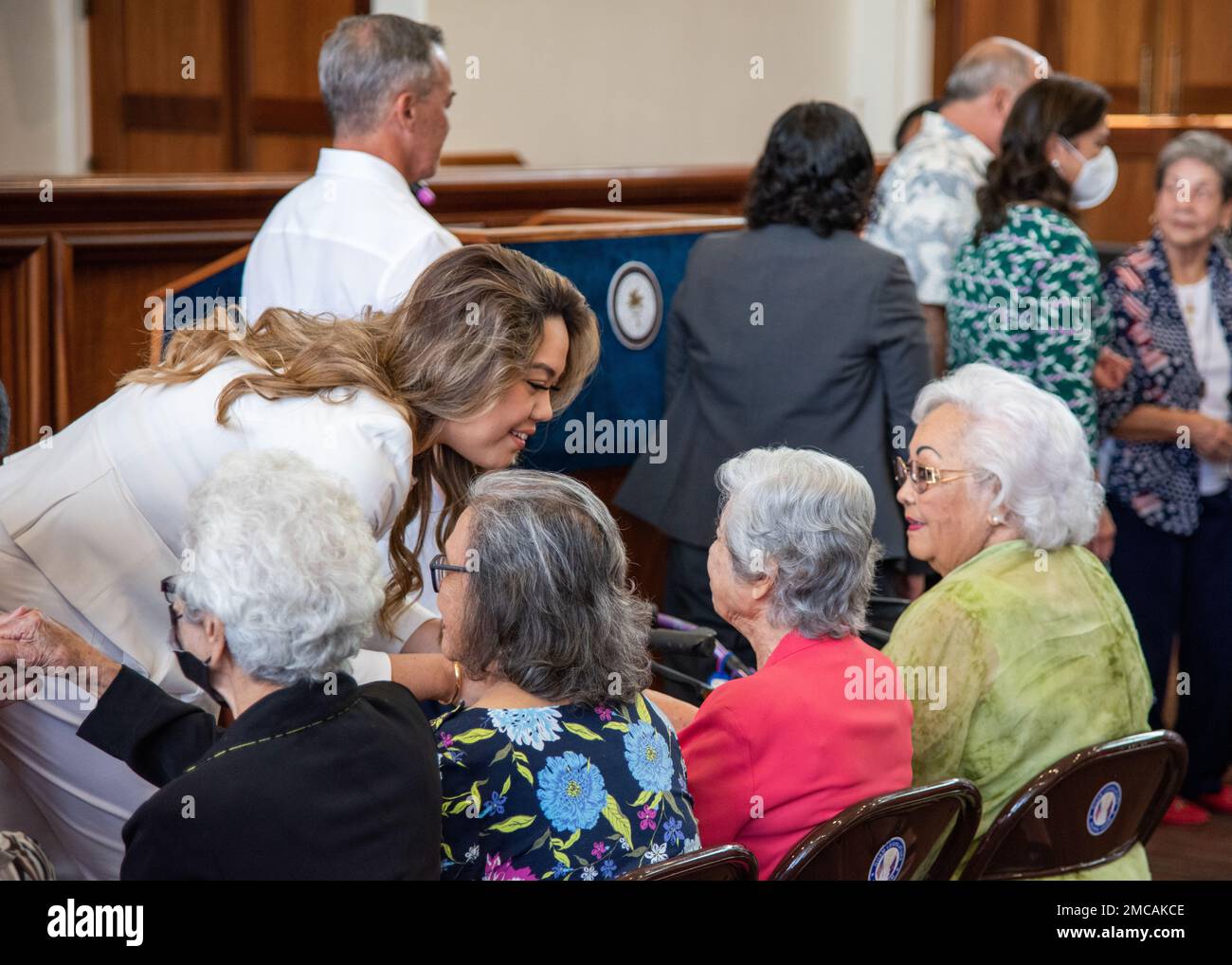 Hagåtña, Guam — Local government officials embrace World War II ...
