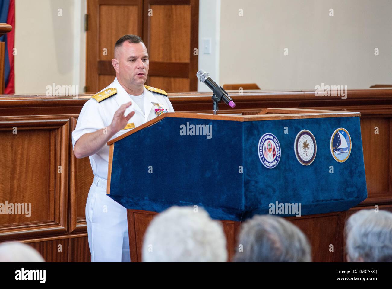 Hagåtña, Guam — Joint Region Marianas Commander Rear Adm. Benjamin ...
