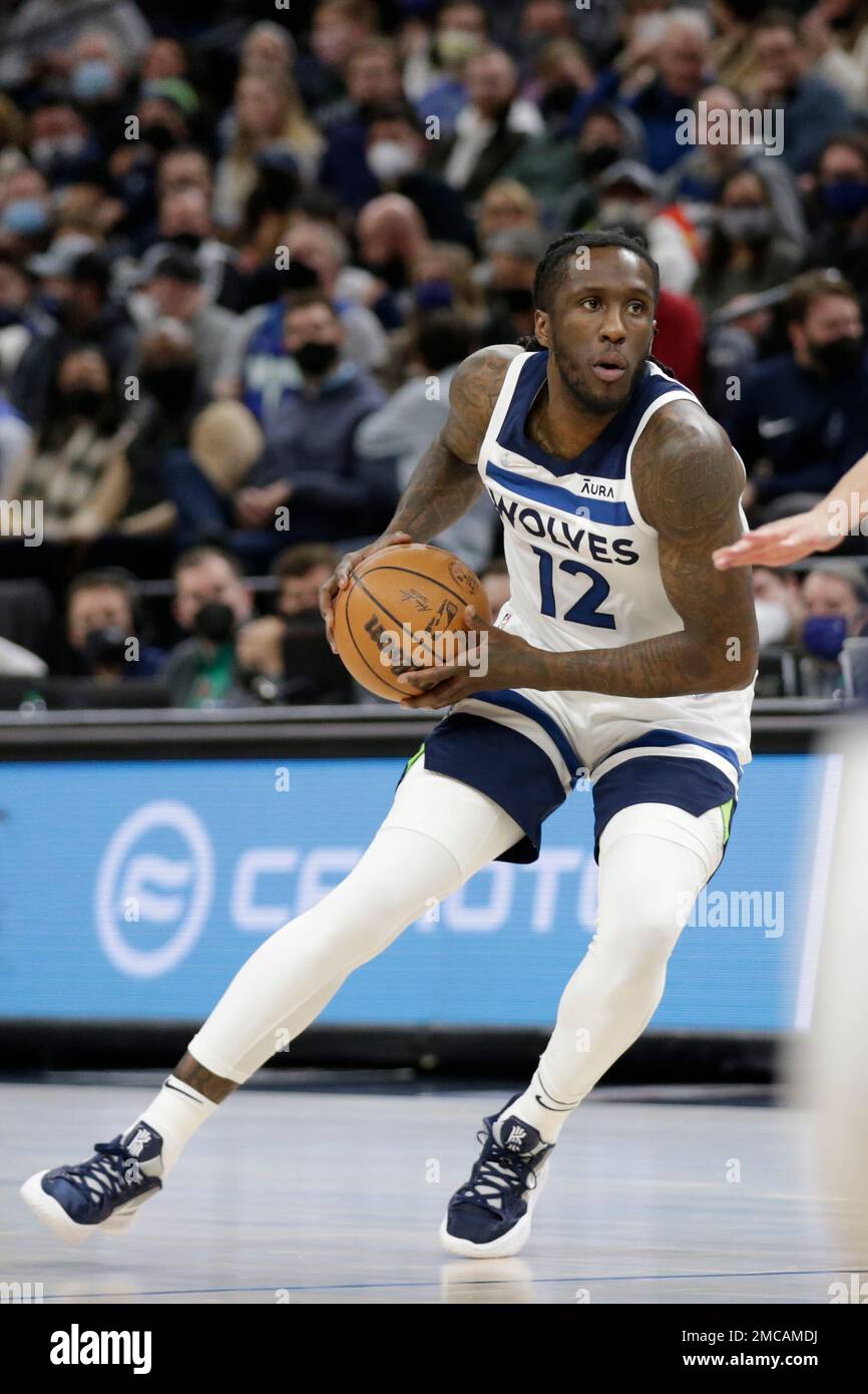 Minnesota Timberwolves forward Taurean Prince plays during an NBA ...