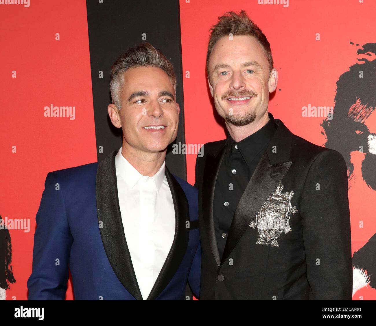 Ross Rayburn, left, and Christopher Wheeldon attend "MJ: The Musical ...