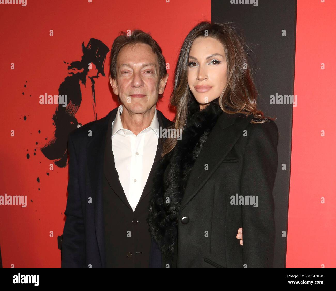 John Branca, left, and guest attend "MJ: The Musical" Broadway opening ...