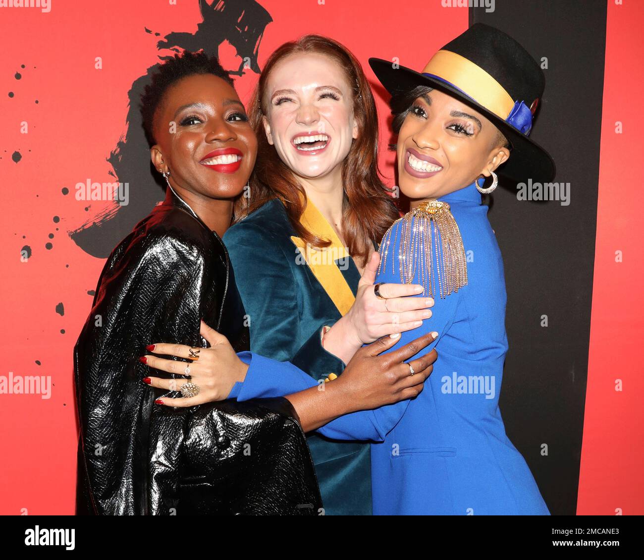 Michelle Mercedes, from left, Kali May Grinder and Kamille Upshaw ...