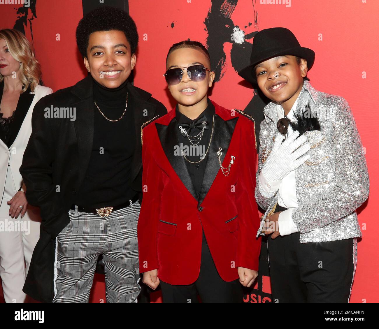 Devin Trey Campbell, from left, Christian Wilson and Walter Russell III ...