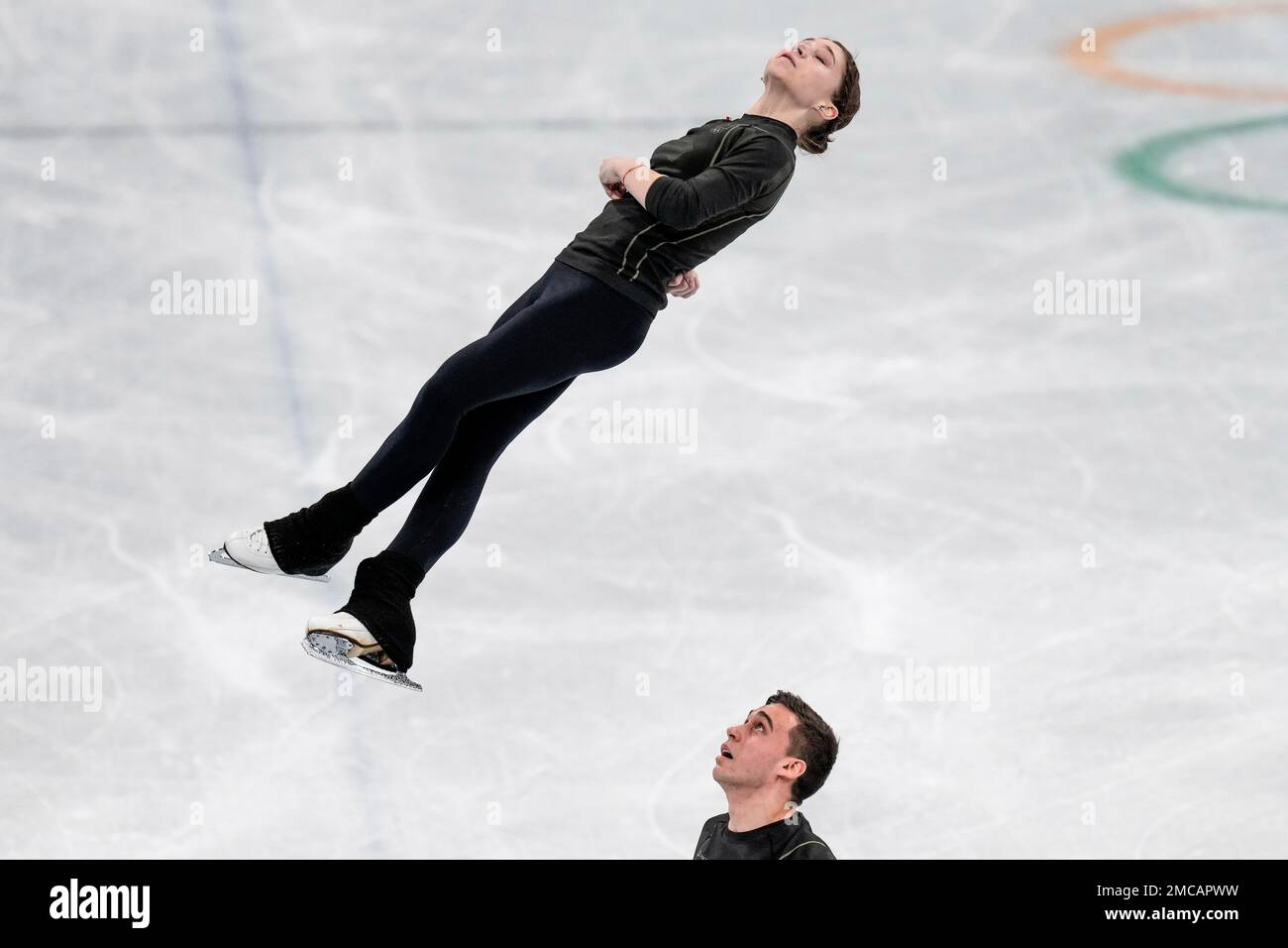 Figure skating Czech Republic athletes Jelizaveta Zukova, top, and ...