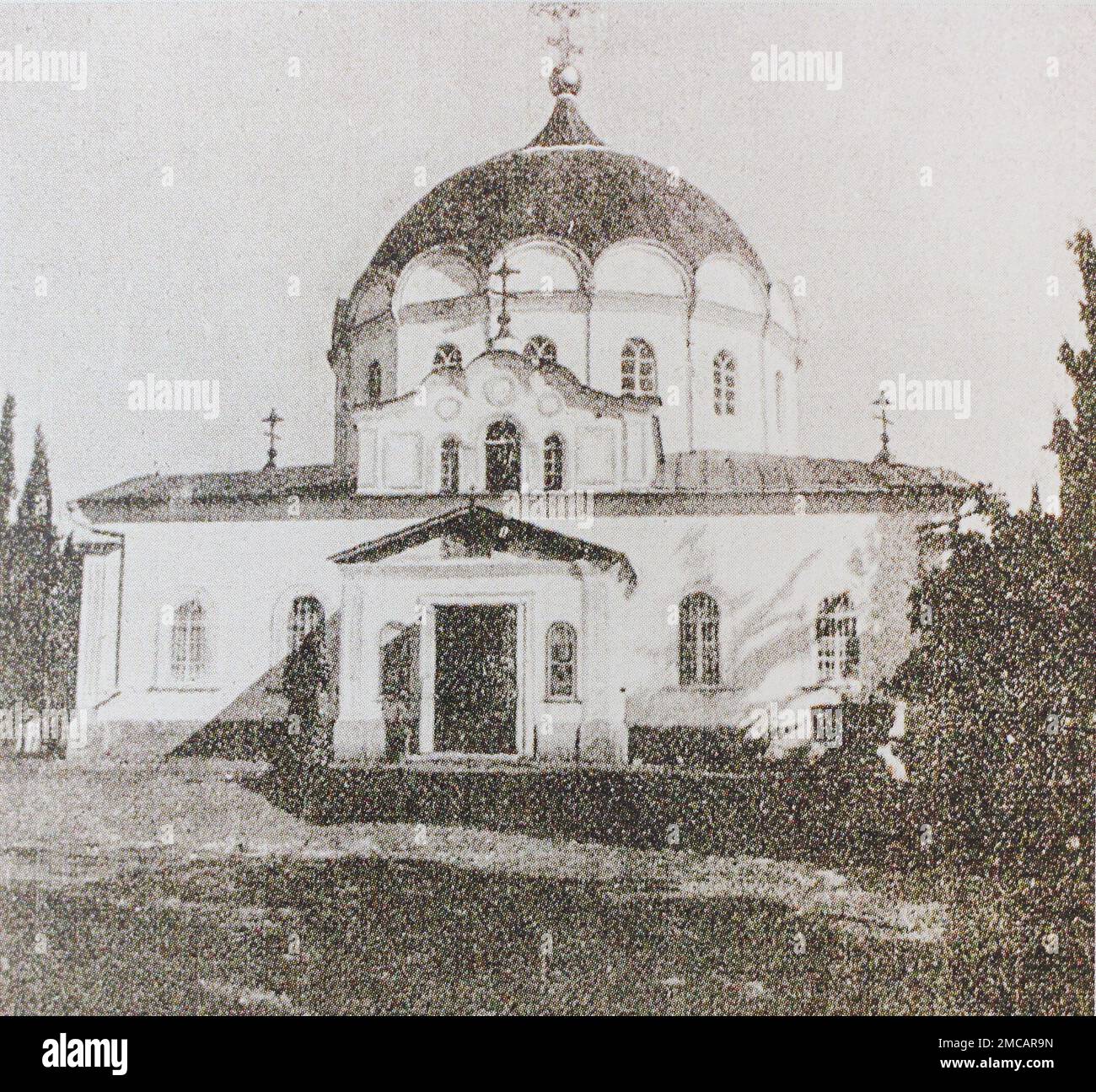 Temple in the village of Dranda. Photo from the end of the 19th century ...