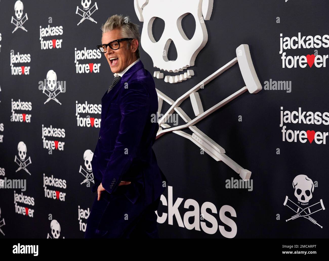 Johnny Knoxville, a cast member and producer of "Jackass Forever ...