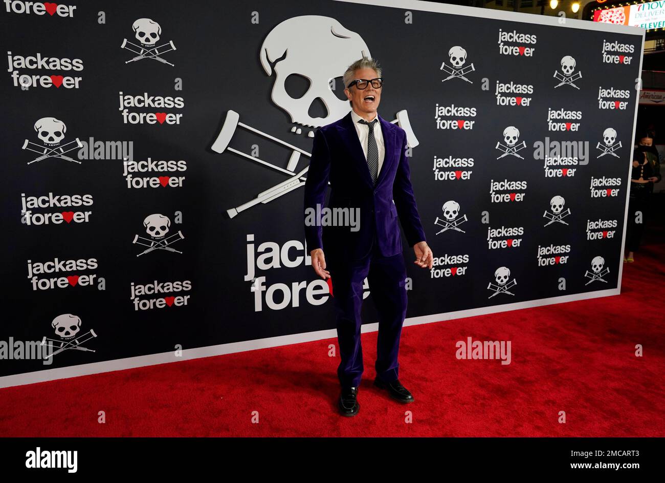 Johnny Knoxville, a cast member and producer of "Jackass Forever ...