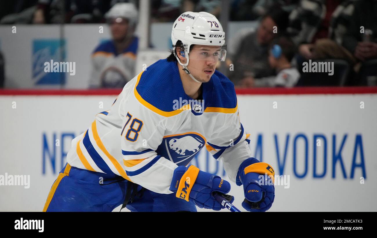 Buffalo Sabres defenseman Jacob Bryson (78) in the third period of an ...