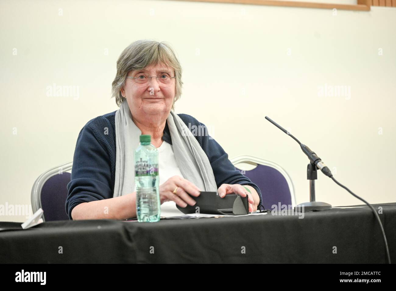 Hamilton House, London, UK, 21 January 2023: Speaker Jenny Clegg of the ...