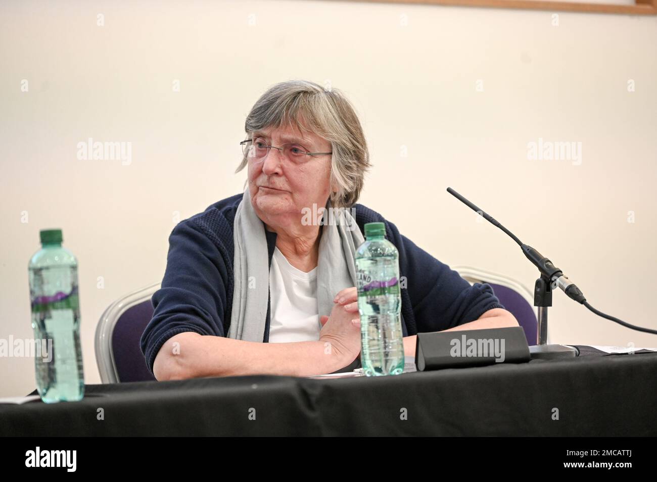 Hamilton House, London, UK, 21 January 2023: Speaker Jenny Clegg of the ...