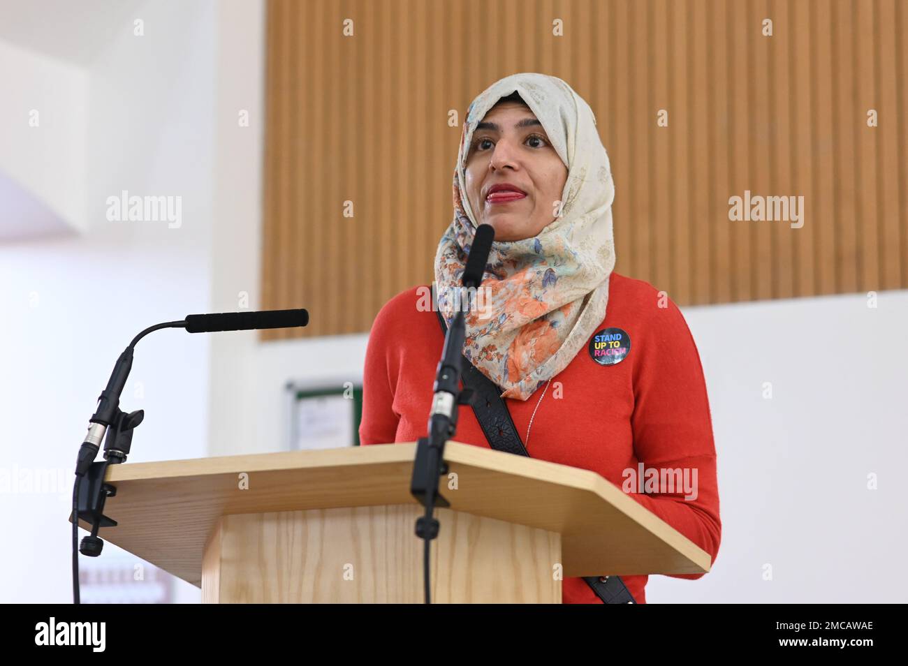 Hamilton House, London, UK, 21 January 2023: Speaker Nahella Ashraf ...