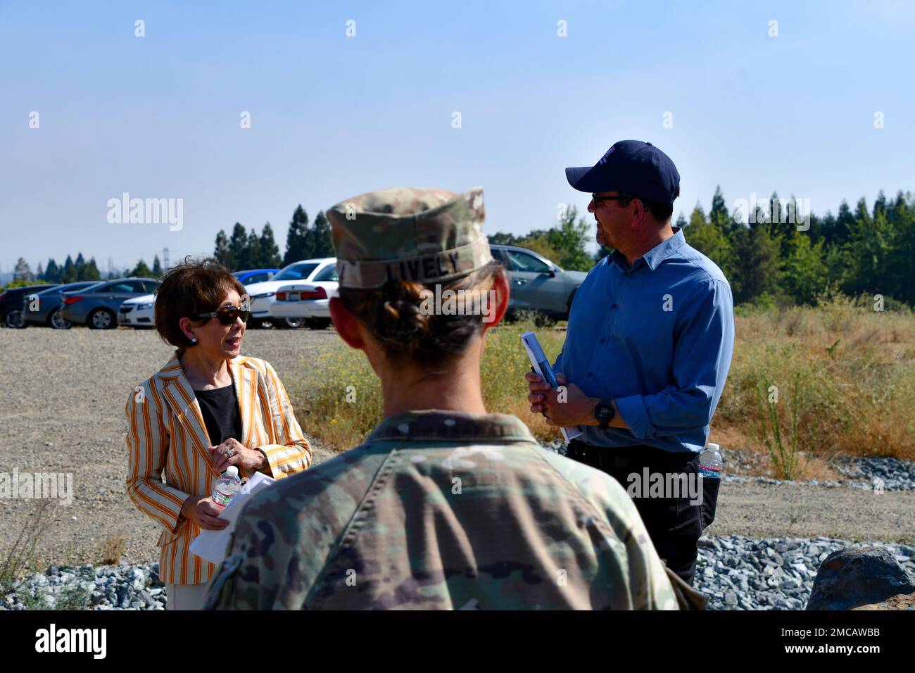 Lt. Col. Dianna Lively, deputy commander of the U.S. Army Corps of ...