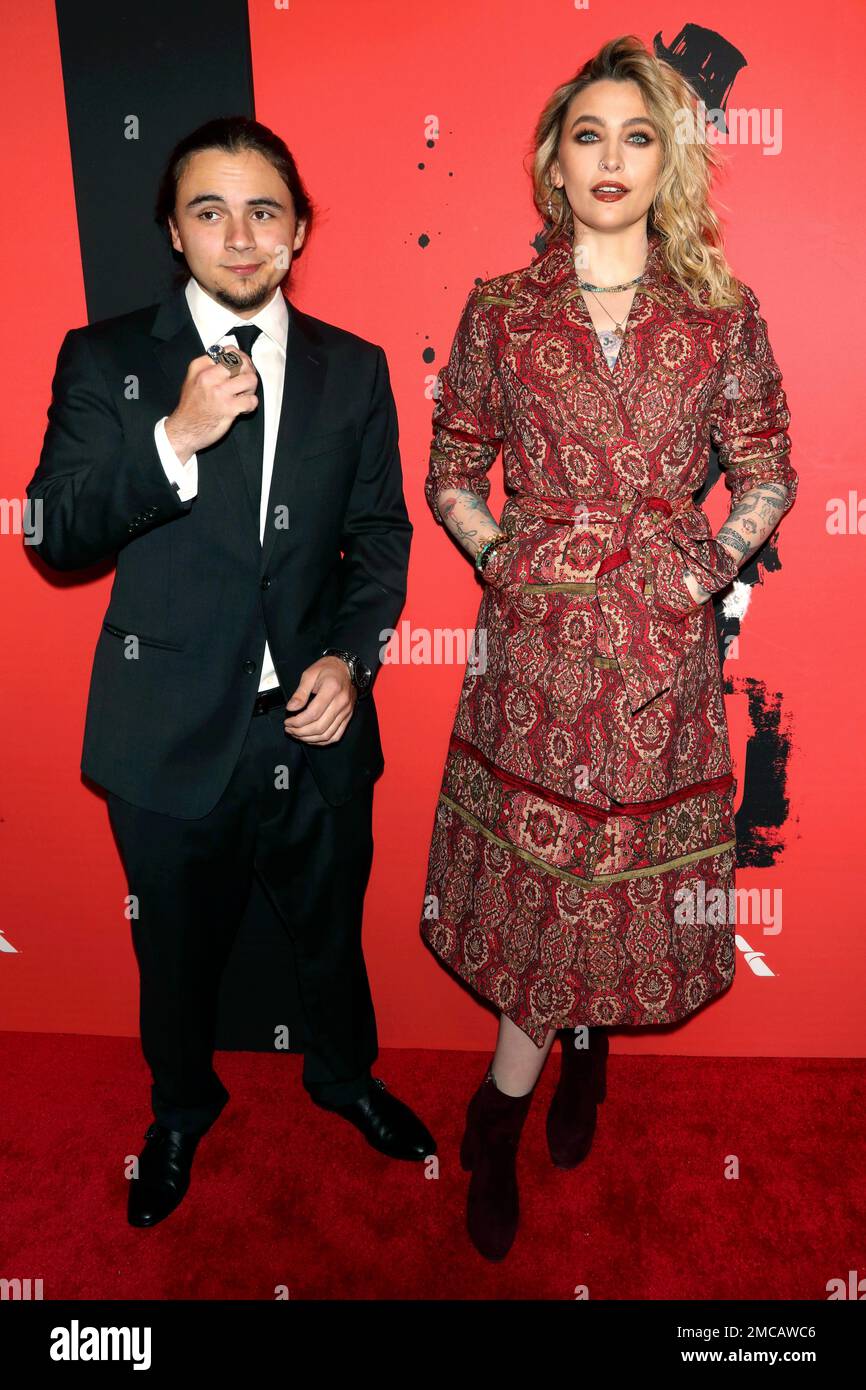 Prince Jackson, left, and Paris Jackson attend "MJ: The Musical ...