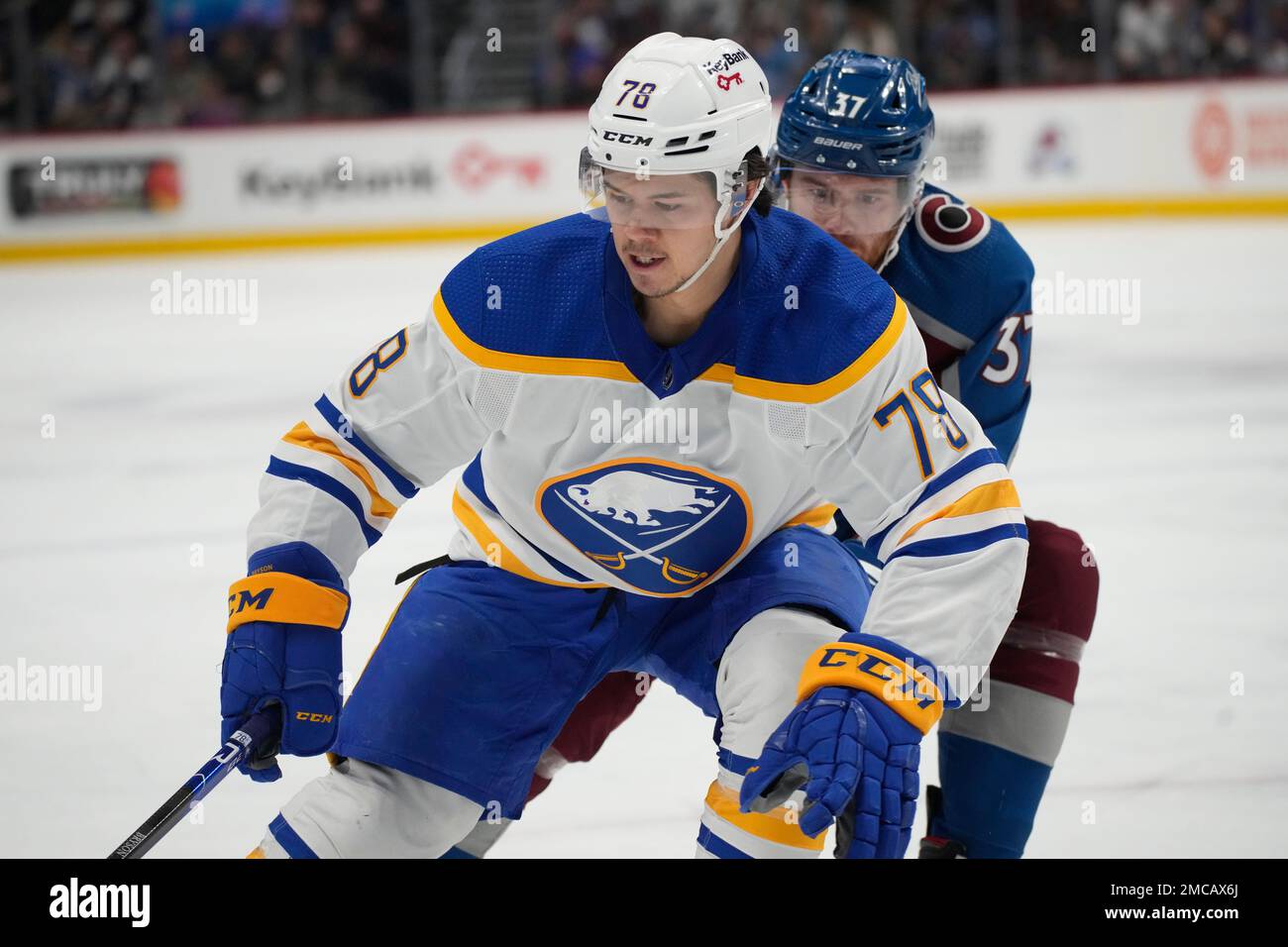 Buffalo Sabres defenseman Jacob Bryson (78) in the first period of an ...