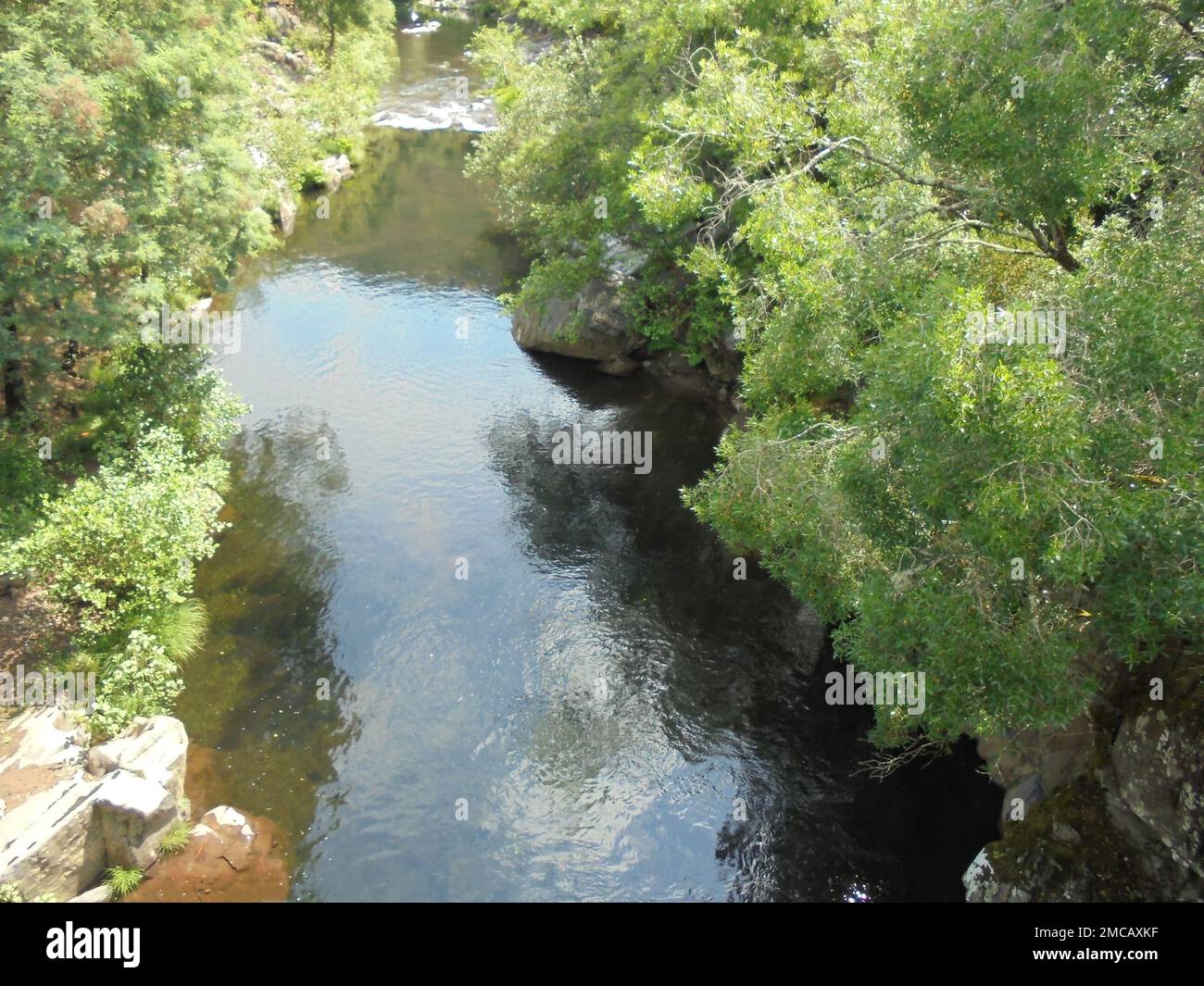 A small river in a village Stock Photo - Alamy