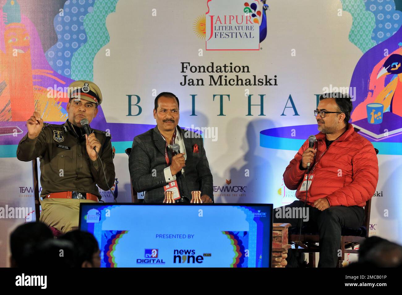 Jaipur, India. 19th Jan, 2023. Ajay Pal Lamba and Sunil Sharma in ...