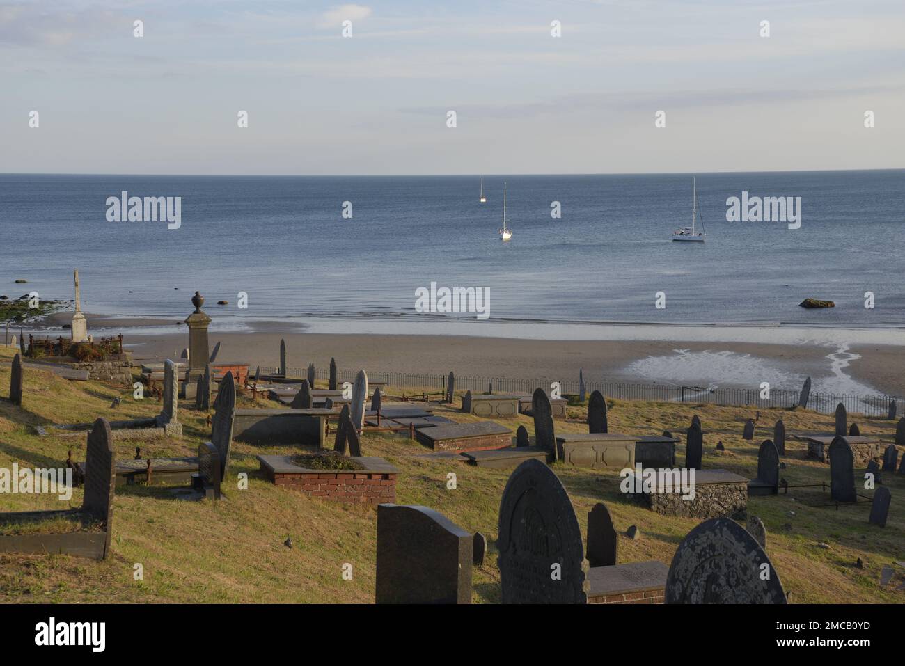 St Tywyn's Graveyard, Aberdaron, Wales Stock Photo - Alamy