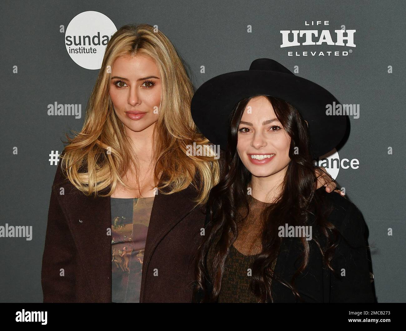 Nicole Alexandra Shipley and Siena Oberman attend the 2023 Sundance ...