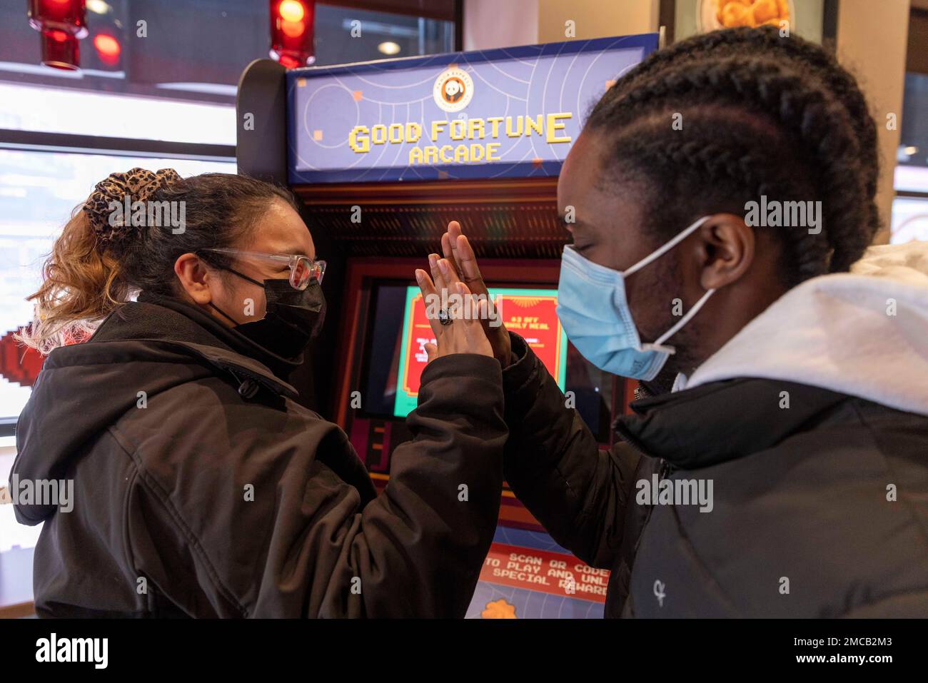 IMAGE DISTRIBUTED FOR PANDA EXPRESS - Guests playing Panda's Good ...