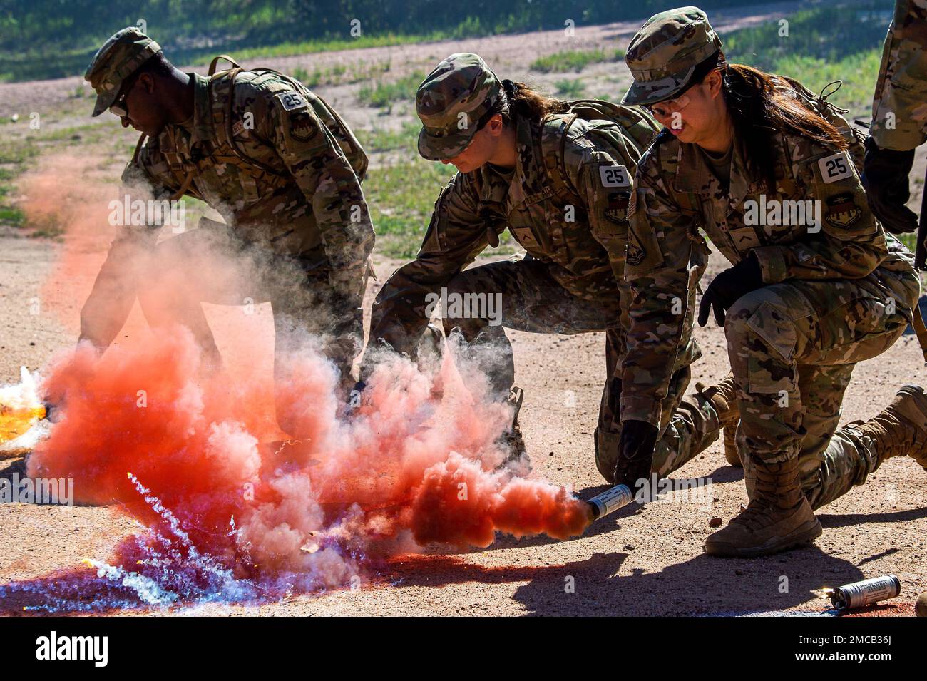 Cadets participate in Combat Survival Training (CST) on June 28, 2022 ...