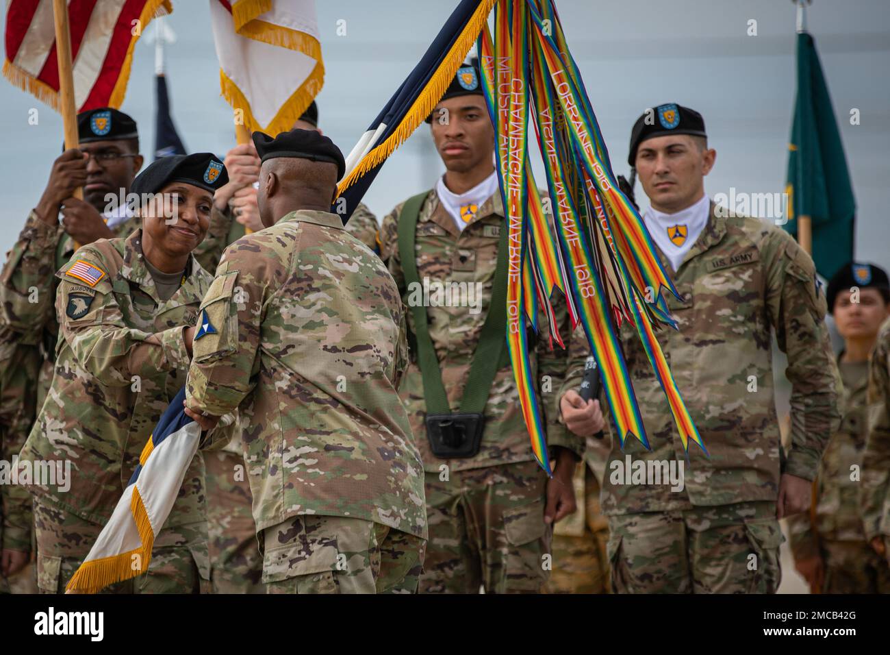 Command Sgt. Maj. Karen Hill, the command sergeant major of HHBN III ...