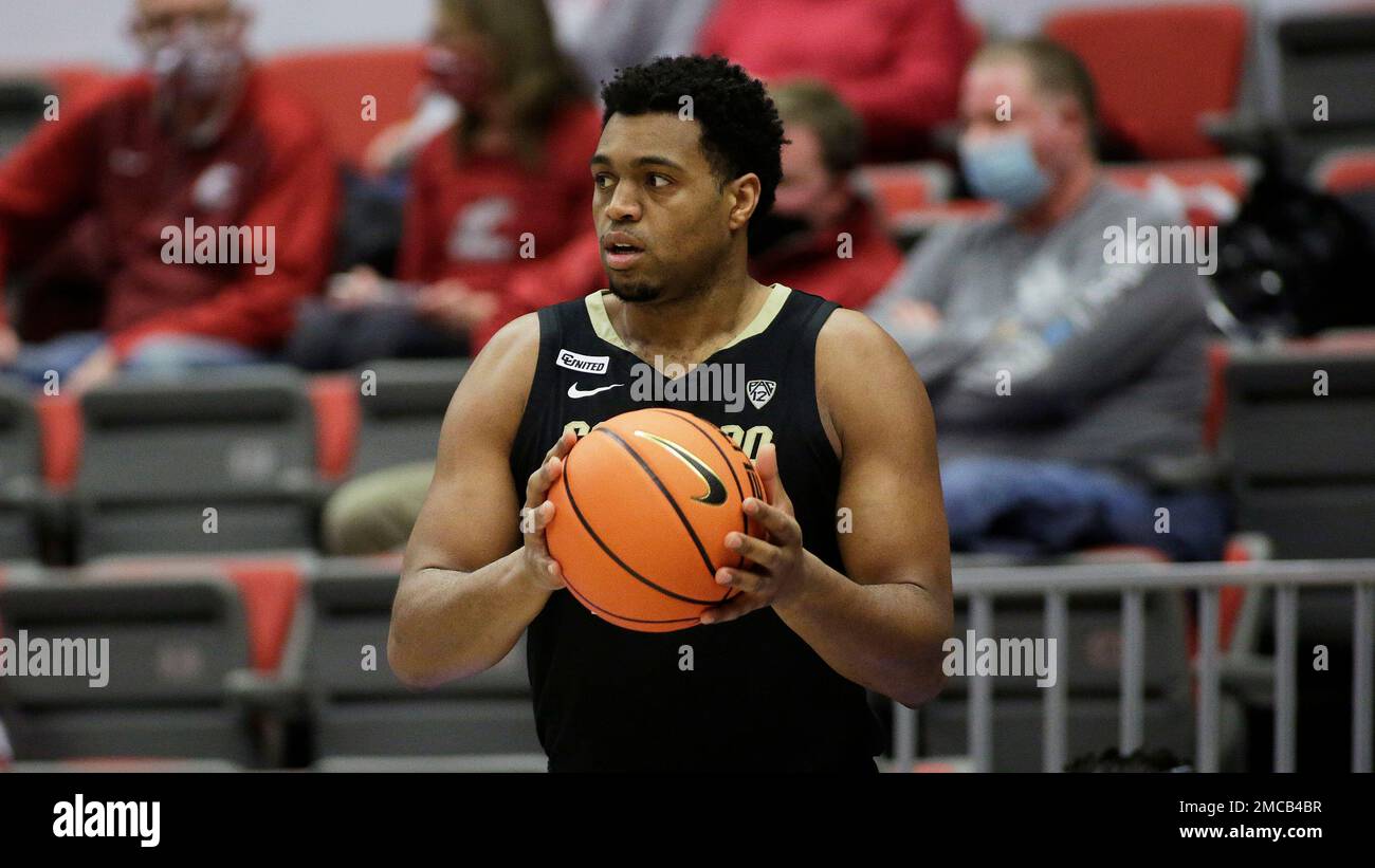 Colorado forward Evan Battey prepares to inbound the ball during the ...