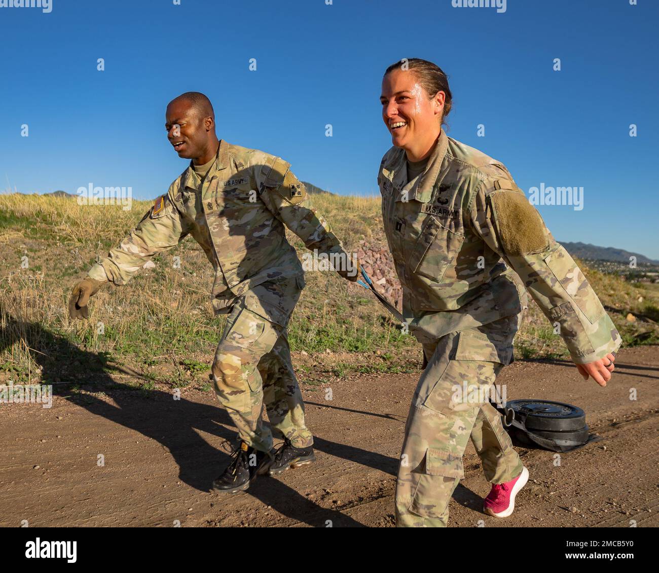 Capt. Rebecca Diaz, a field artillery officer assigned to 4th Infantry ...