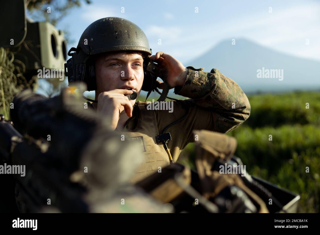 U.S. Marine Corps Cpl. Aaron Ammerman, an anti-tank missile gunner with ...