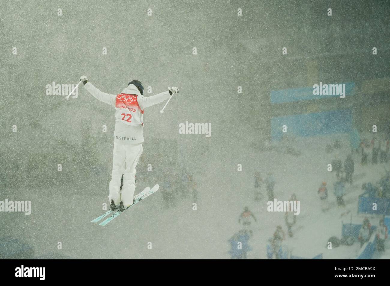 Australia's James Matheson trains for the men's freestyle moguls skiing ...