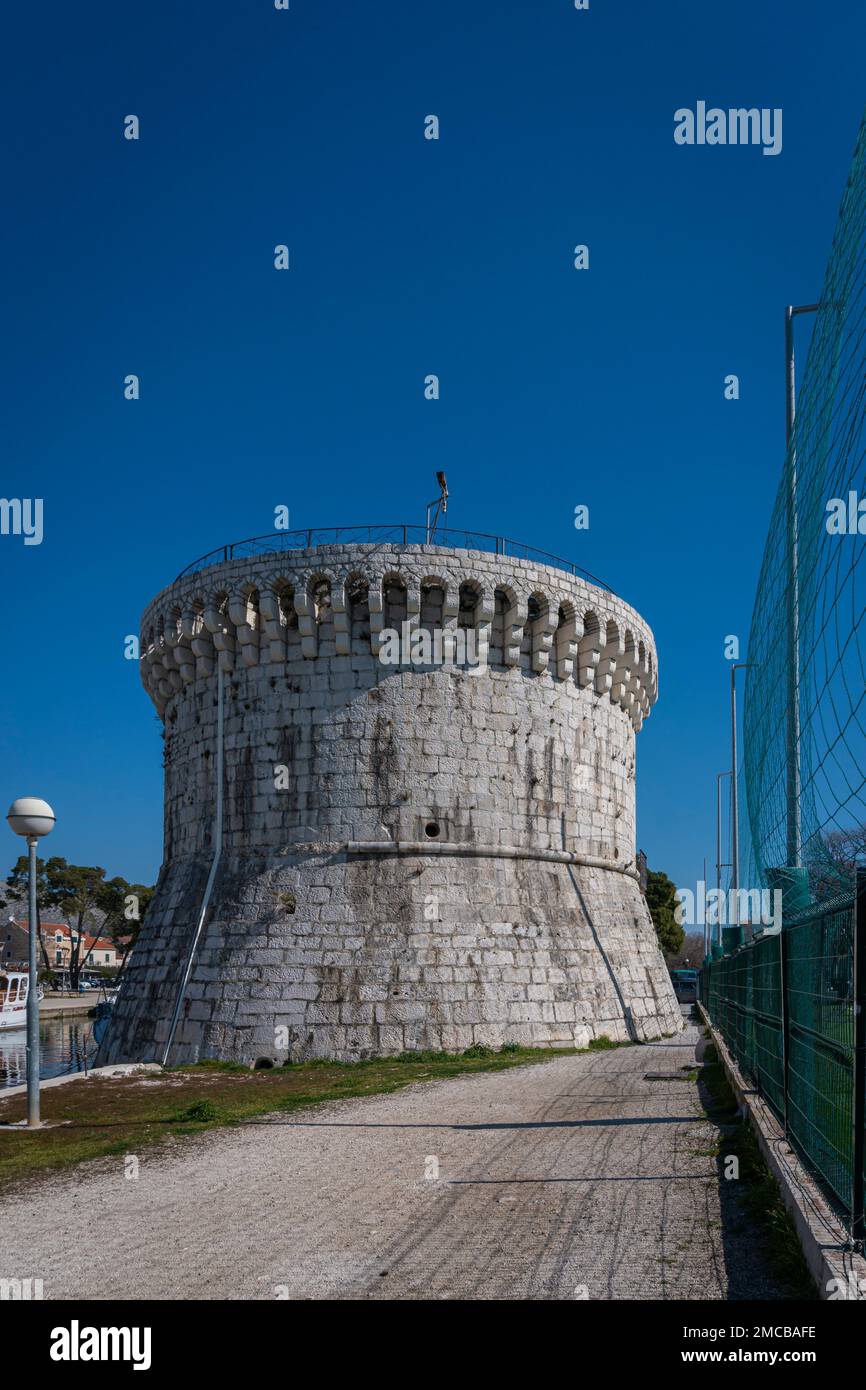 St Marks Tower in the Old City of Trogir, Croatia Stock Photo - Alamy