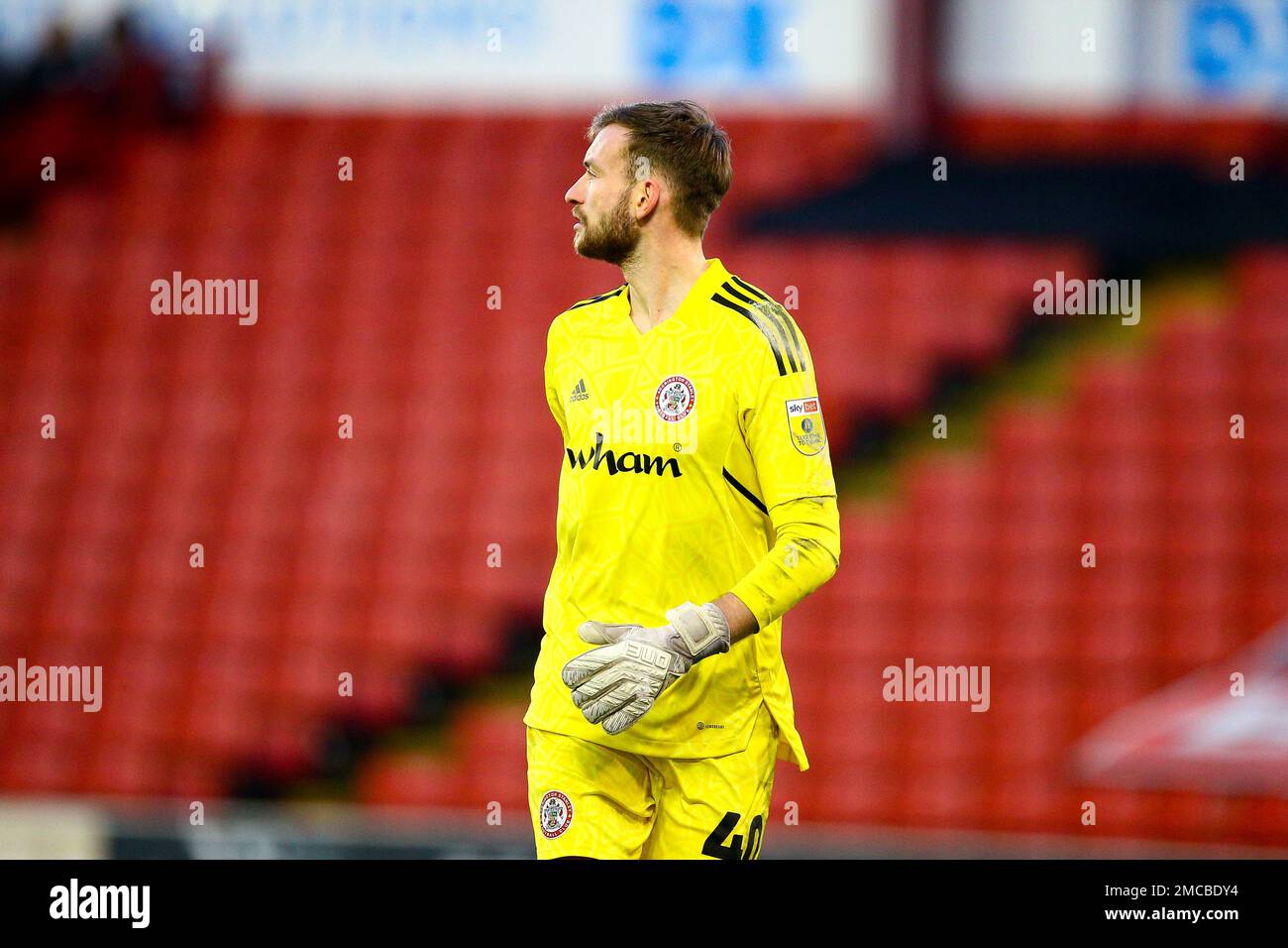 Oakwell Stadium, Barnsley, England - 21st January 2023 Toby Savin ...