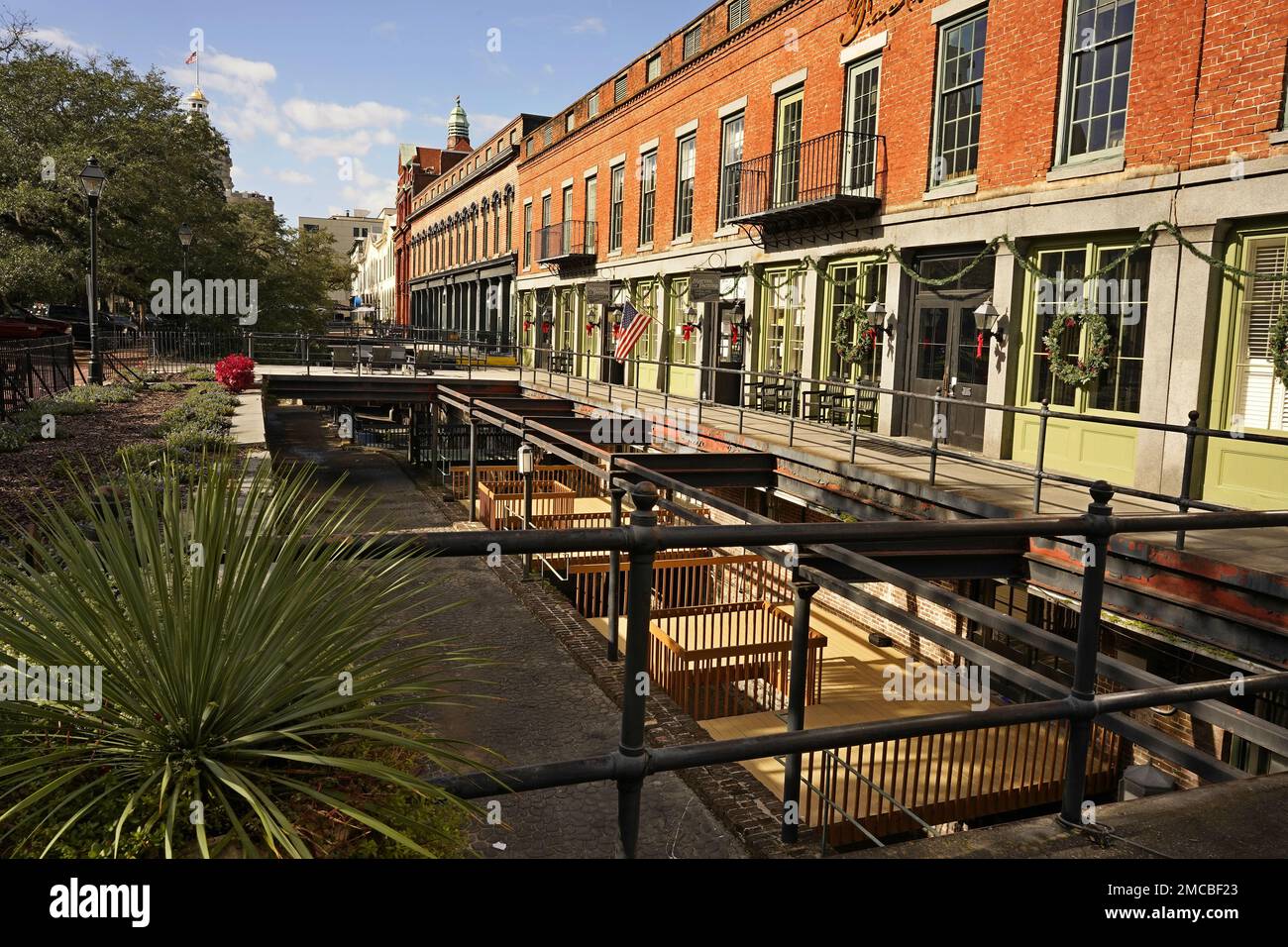 Factors Walk and Factors Row, Savannah, Georgia Stock Photo - Alamy
