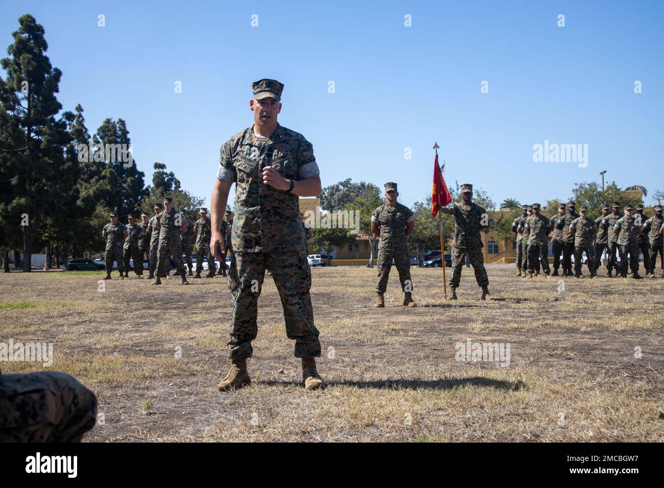 U.S. Marine Corps Col. Robert Hancock, the commanding officer of ...