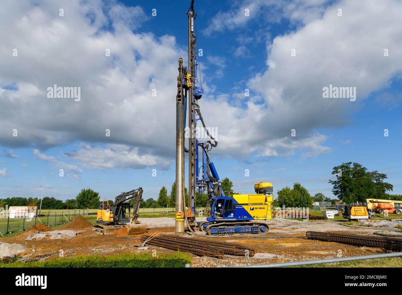 Continuous flight auger piling hi-res stock photography and images - Alamy