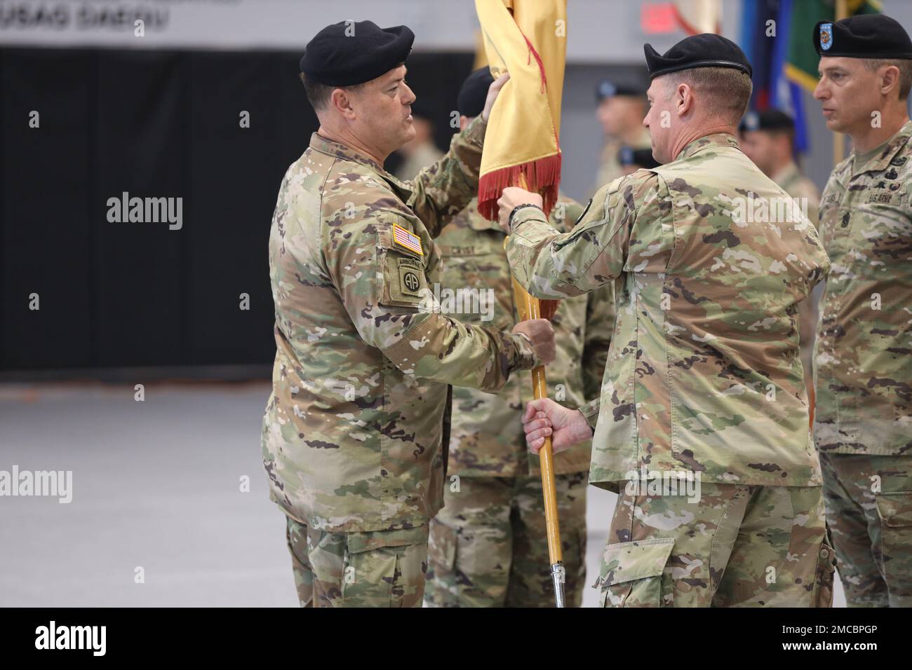 During a change of command ceremony on Camp Walker, Republic of Korea ...