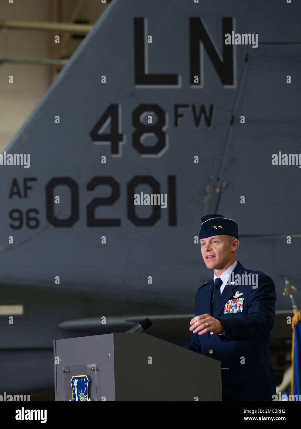 U.S. Air Force Maj. Gen. Derek France, Third Air Force commander ...