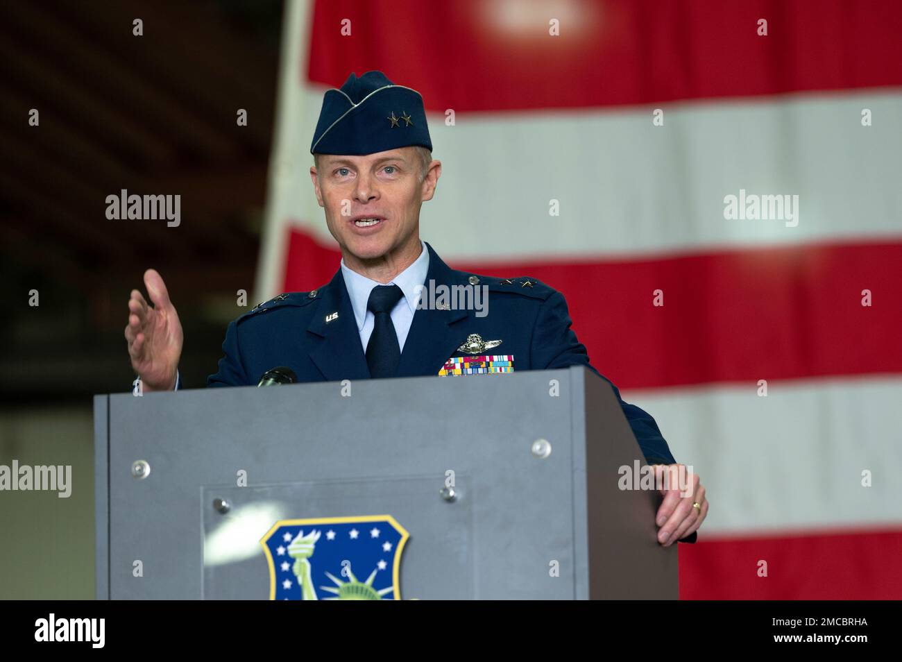U.S. Air Force Maj. Gen. Derek France, Third Air Force commander ...