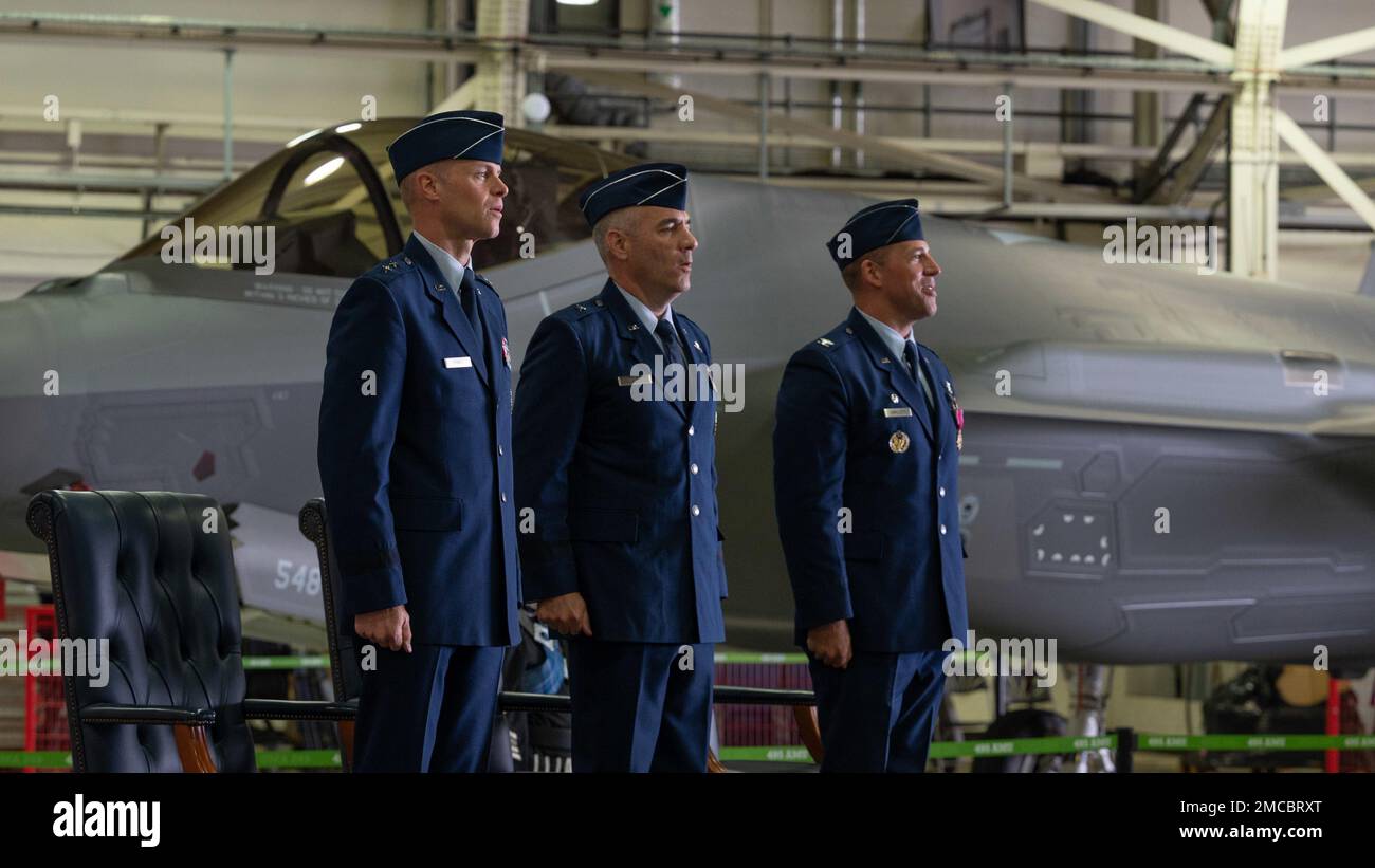 Left to right: U.S. Air Force Maj. Gen. Derek France, Third Air Force ...