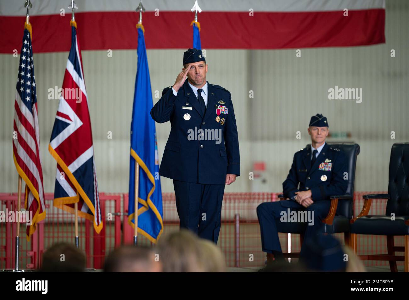 U.S. Air Force Col. Jason Camilletti, outgoing 48th Fighter Wing ...
