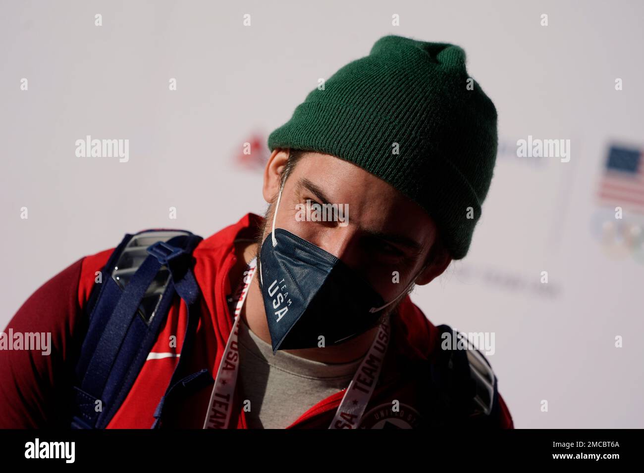 Christopher Plys, a member of the U.S. curling team, answers questions ...