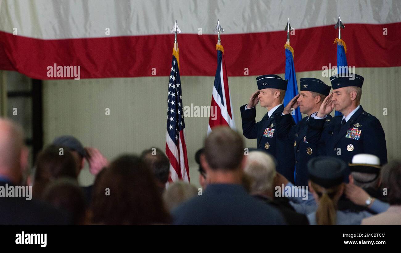 Left to right: U.S. Air Force Maj. Gen. Derek France, Third Air Force ...
