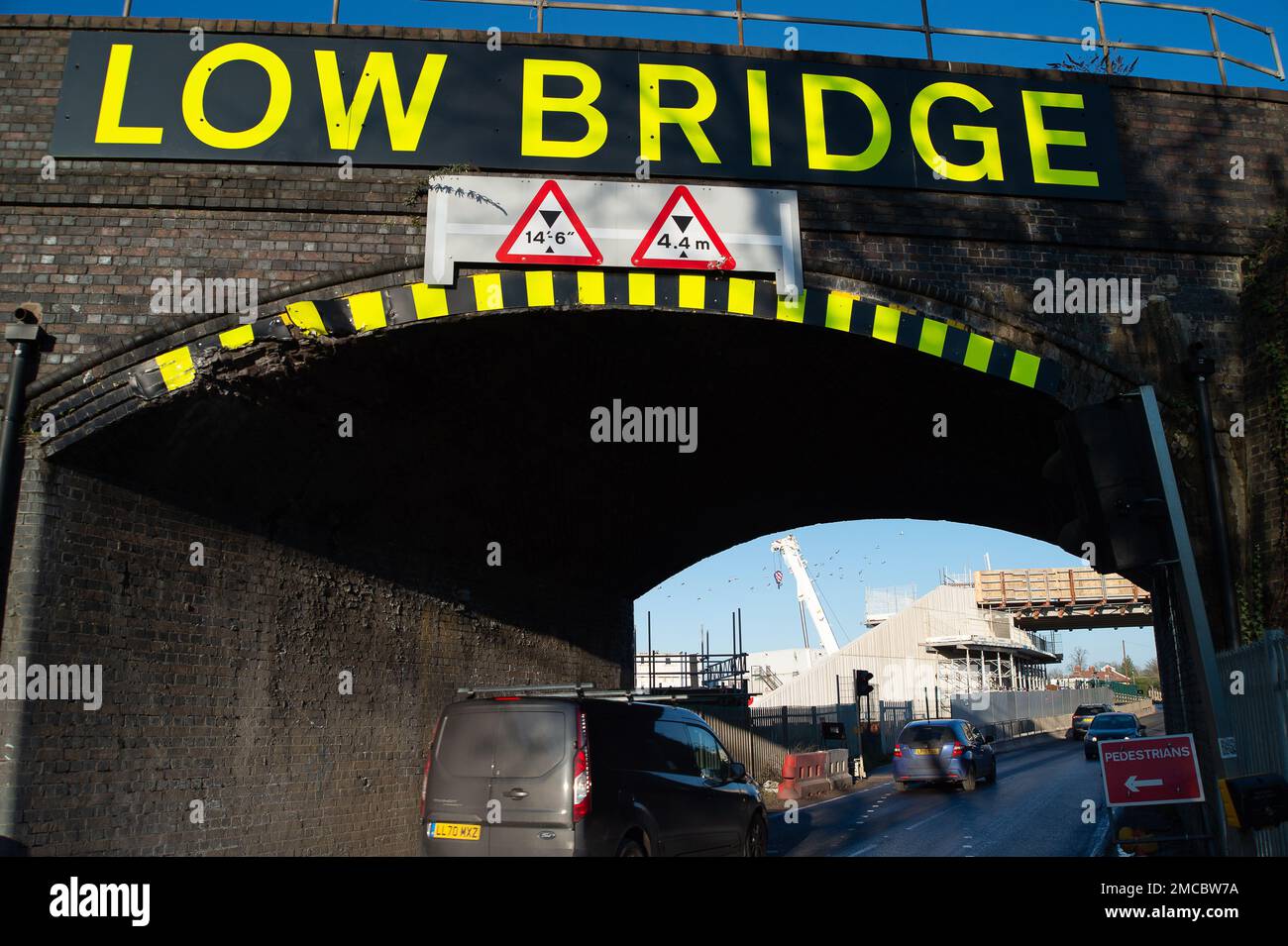 West Ruislip, UK. 21st January, 2023. The HS2 construction site at ...