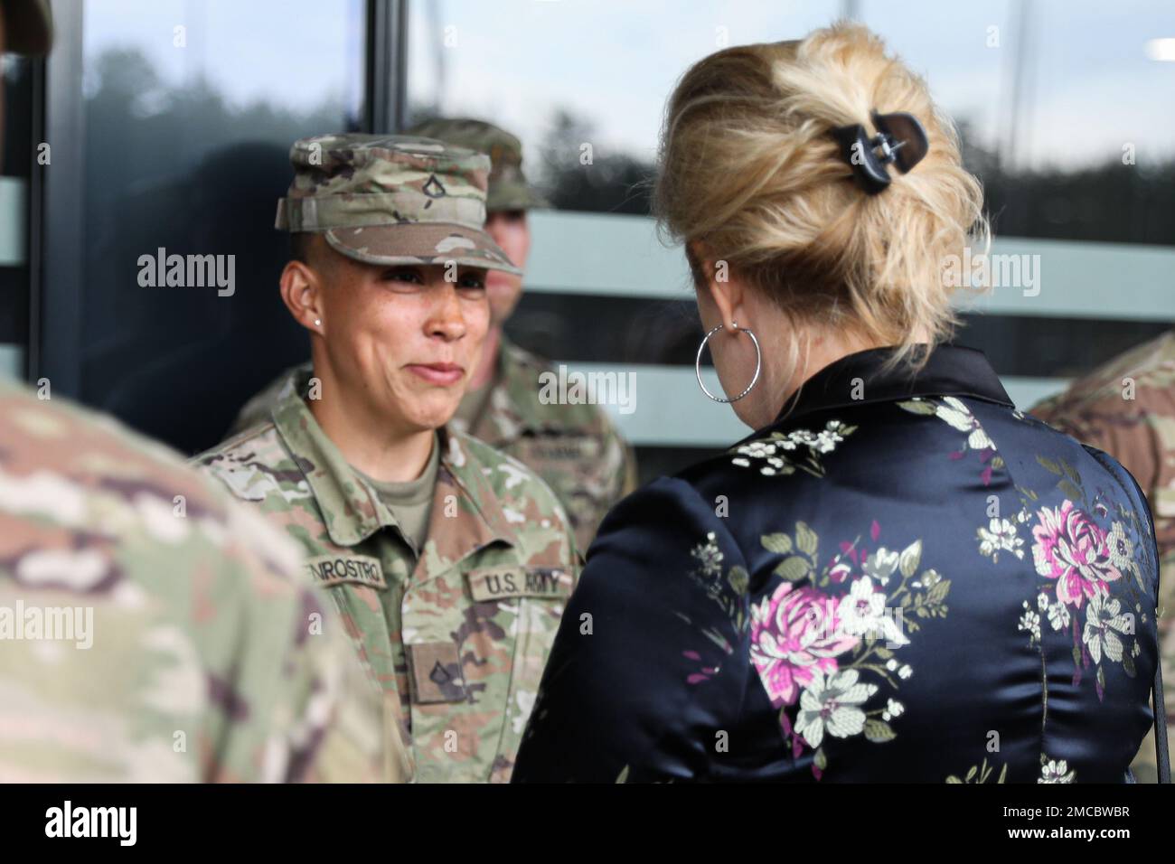U.S. Army Pfc. Raquel Buenrostro, assigned to 3rd Battalion, 29th Field ...