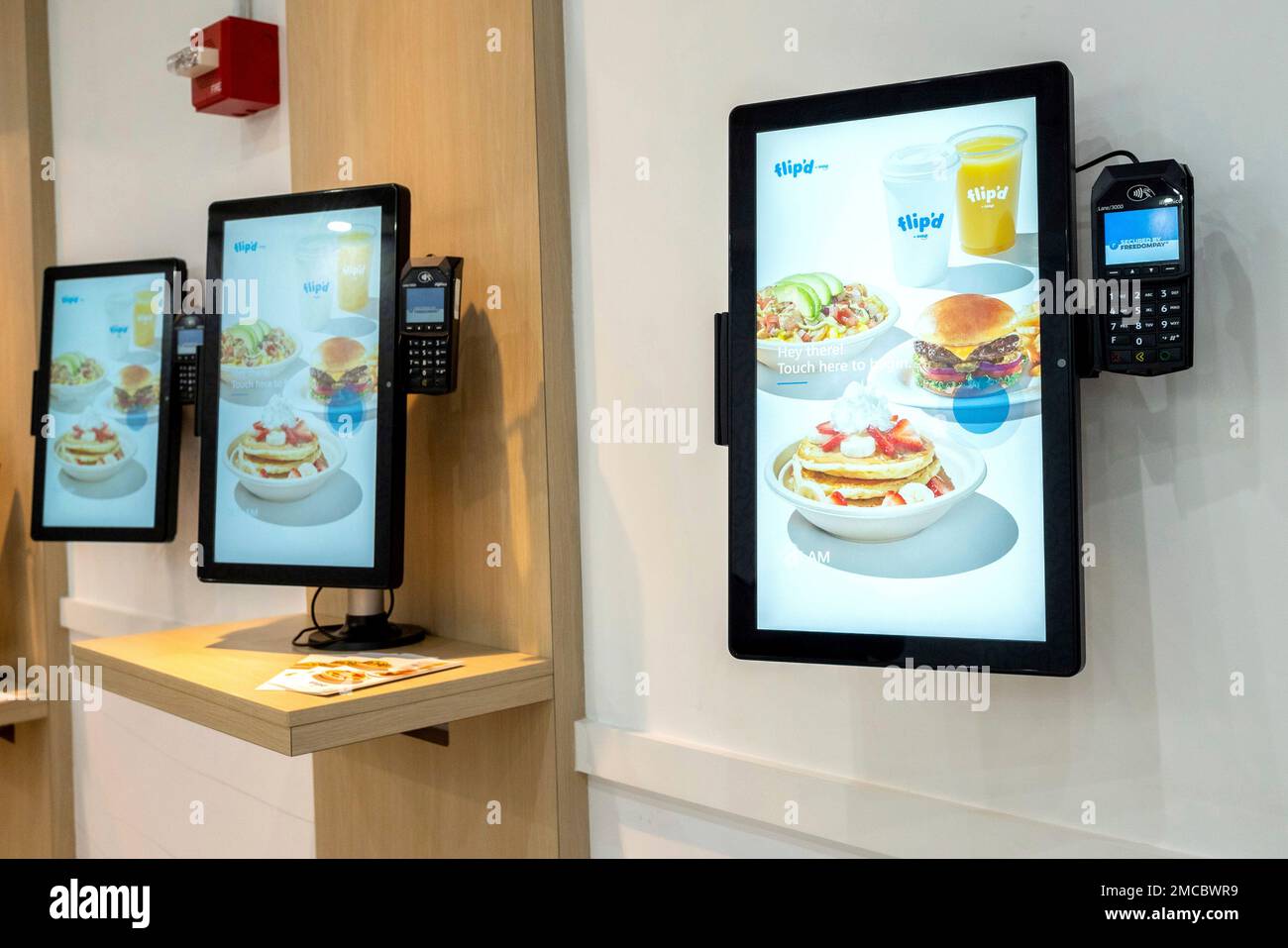 IMAGE DISTRIBUTED FOR IHOP - Guests can place their meal orders using ...