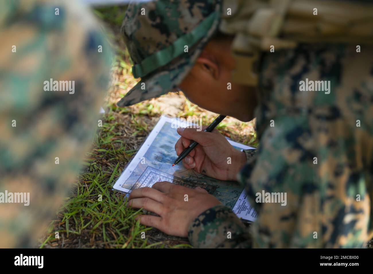 ARE WE THERE YET? U.S. Marine Corps Cpl. Koua Thao, inbound non ...