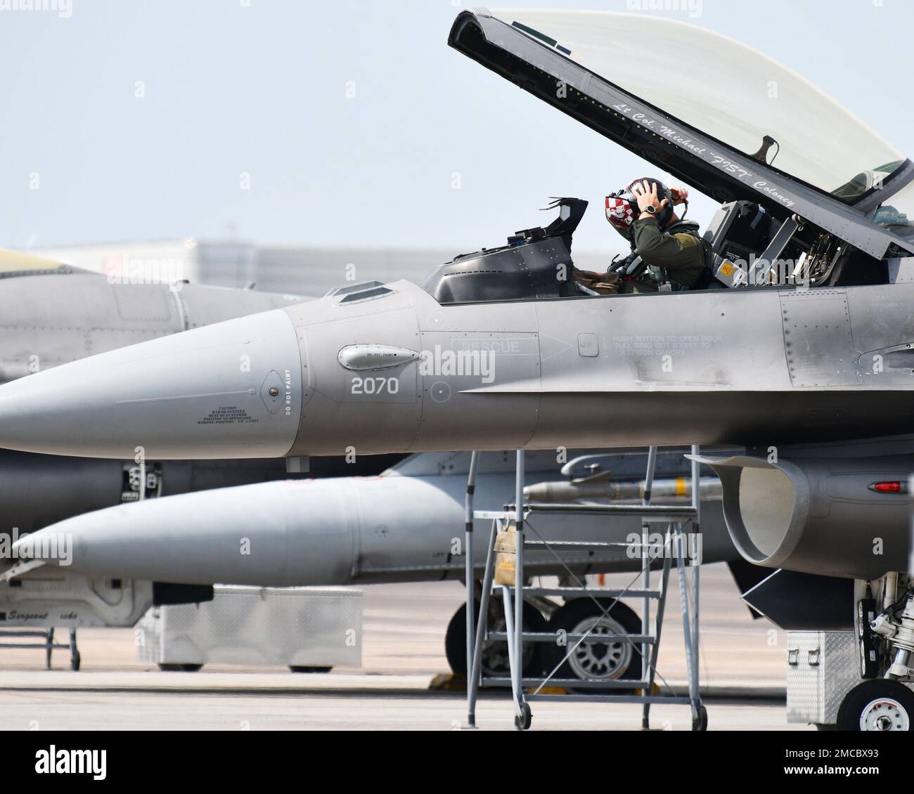 U.S. Air Force F-16 from the Air National Guard's 138th Fighter Wing ...