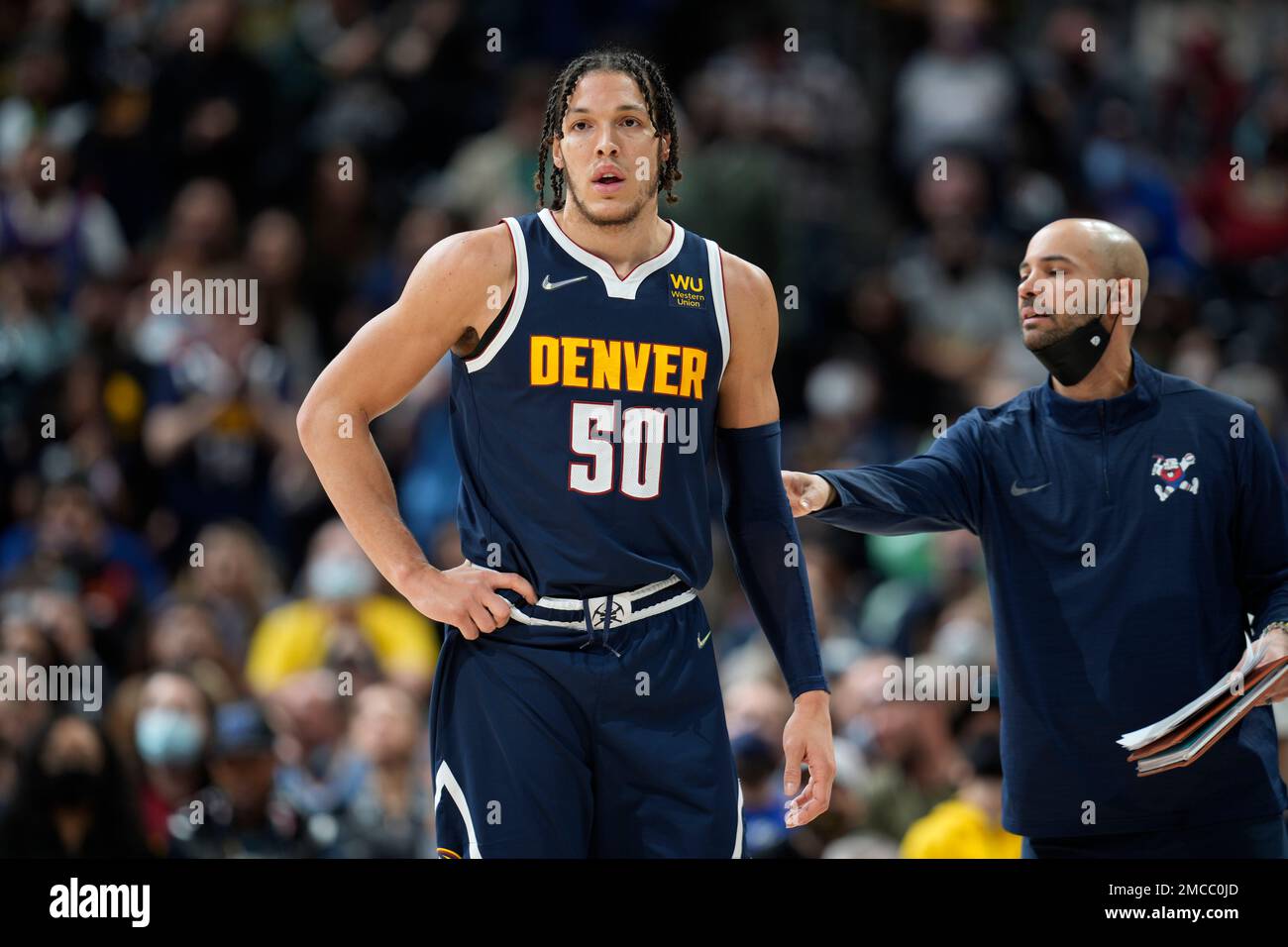 Denver Nuggets forward Aaron Gordon (50) in the second half of an NBA ...